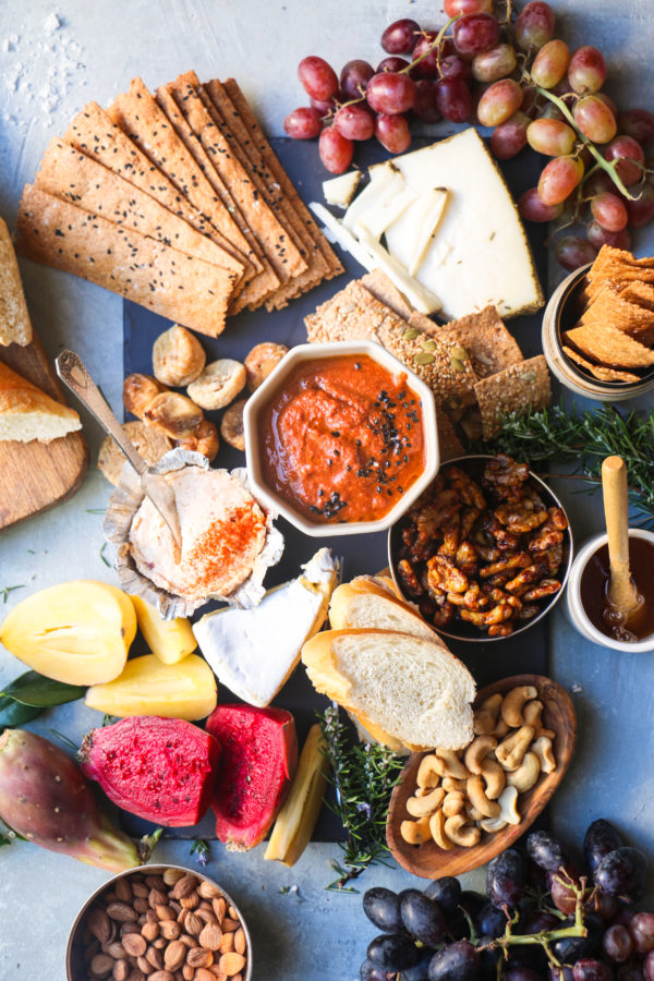 Perfect CHEESE BOARD - Roasted red bell pepper and Tomato Chutney