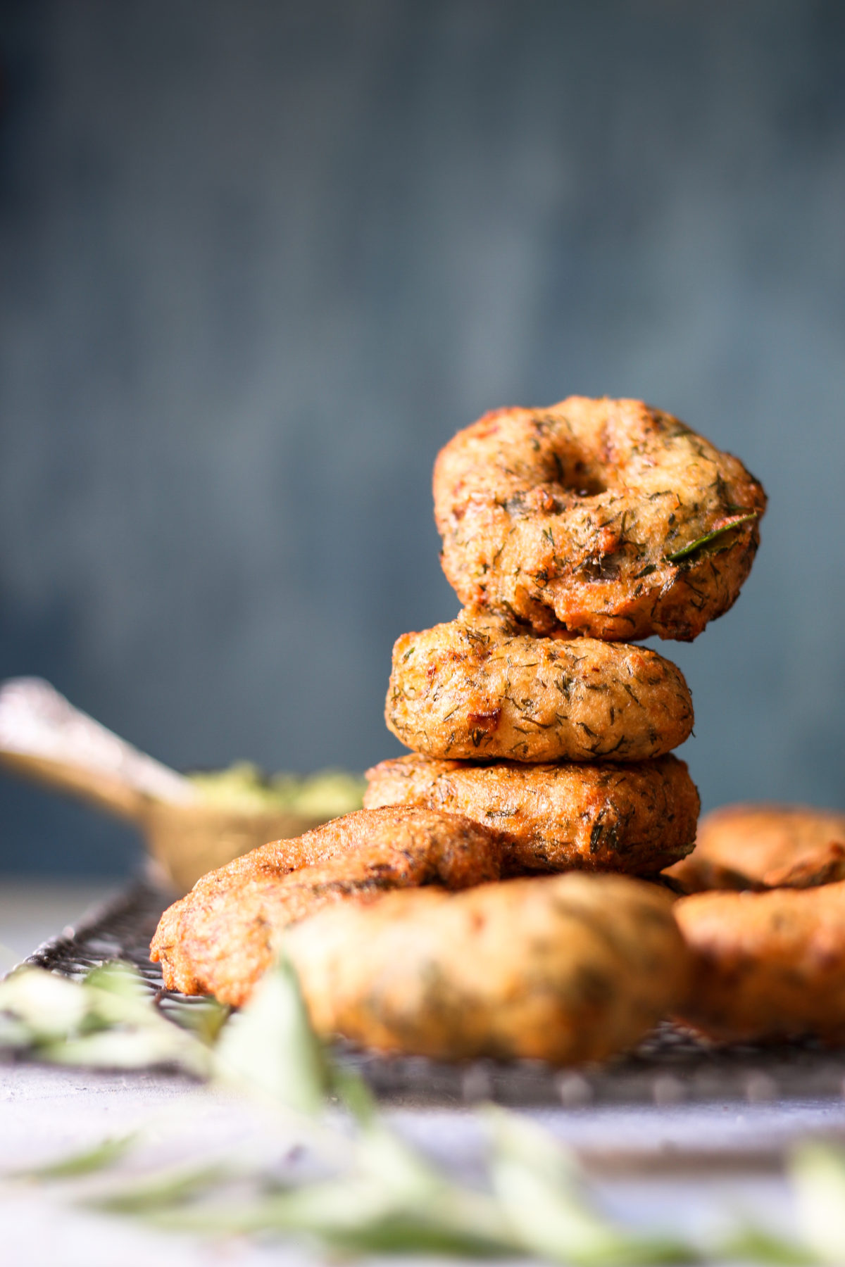 Medhu Vada with Dill/ Ulundu Vadai/ Urad Daal Vada/ Medhu Vadai